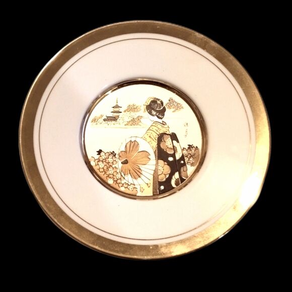 Vintage | Accents | Vintage Chokin Shibata Japan Small Decorative Dish ...